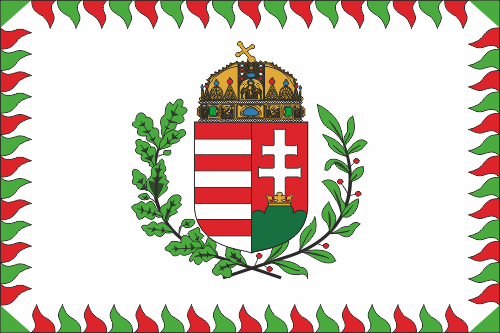Drapeaux-Flags - Hungary (war ensign)