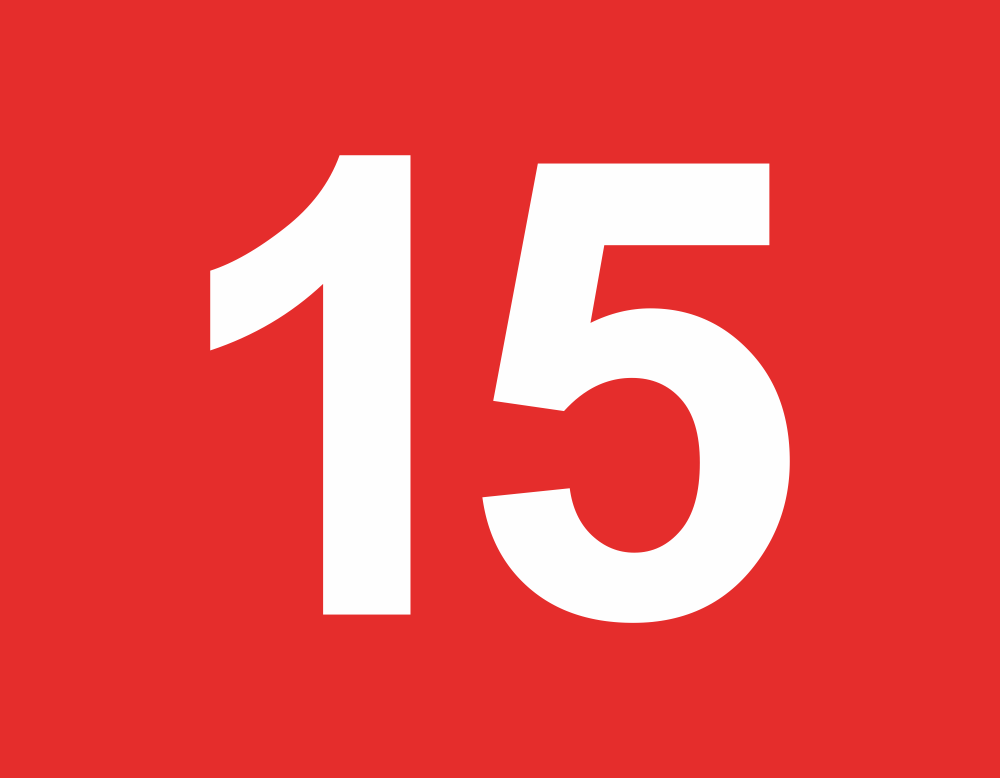 Drapeaux-Flags - Golf #15 Red-White